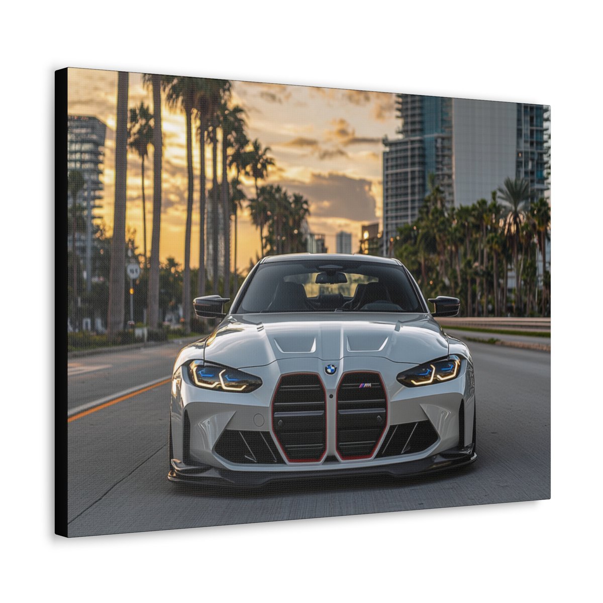 2019 BMW M3 Competition Canvas | Motor City Canvas