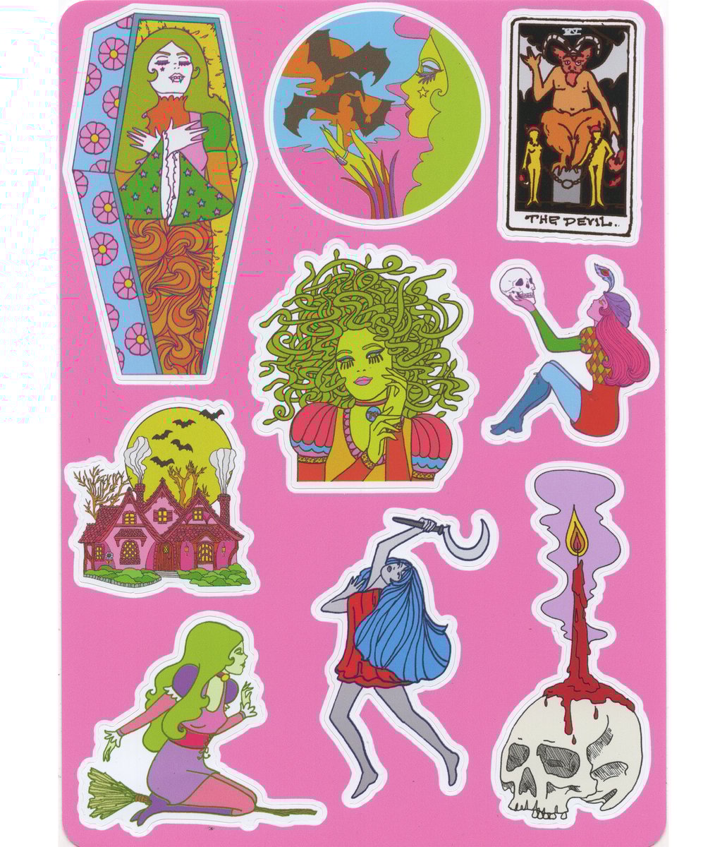 Spooky Sticker Sheet | Dawn Aquarius
