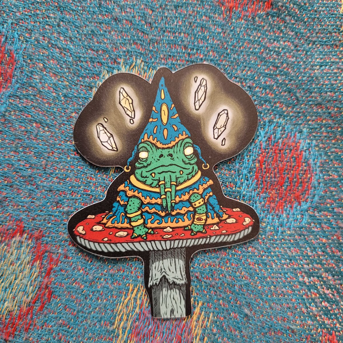 Night Toad #3 sticker | Red Leaf Shop