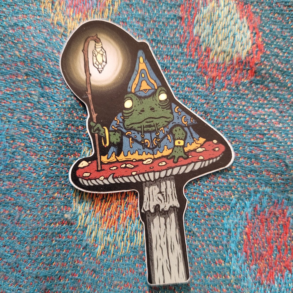 Night Toad #2 Sticker | Red Leaf Shop