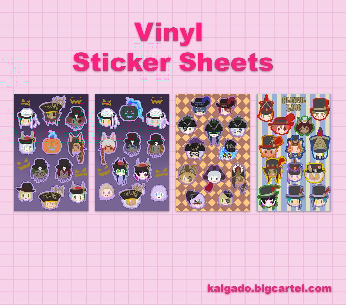 Twisted Sticker Sheets | kalgado