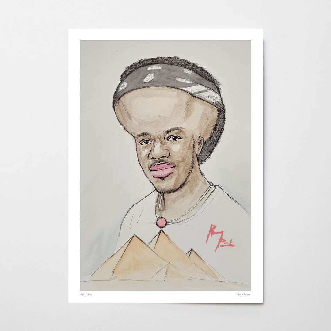 KSI Yakub signed print | Rory Paints