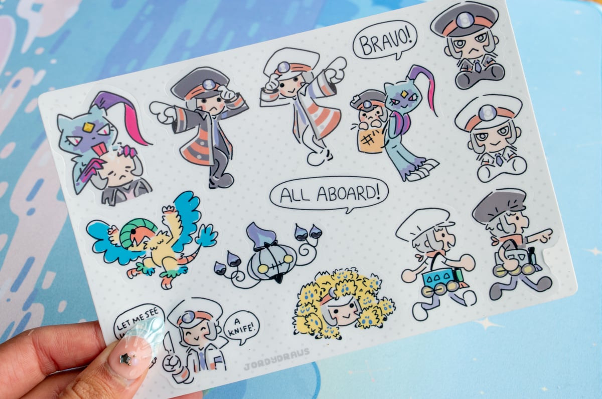 Submas Sticker Sheet | jordydraws