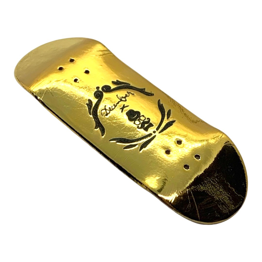 FBC x December "Engraved" Decks (Gold Foil) | Fingerboard Connoisseur