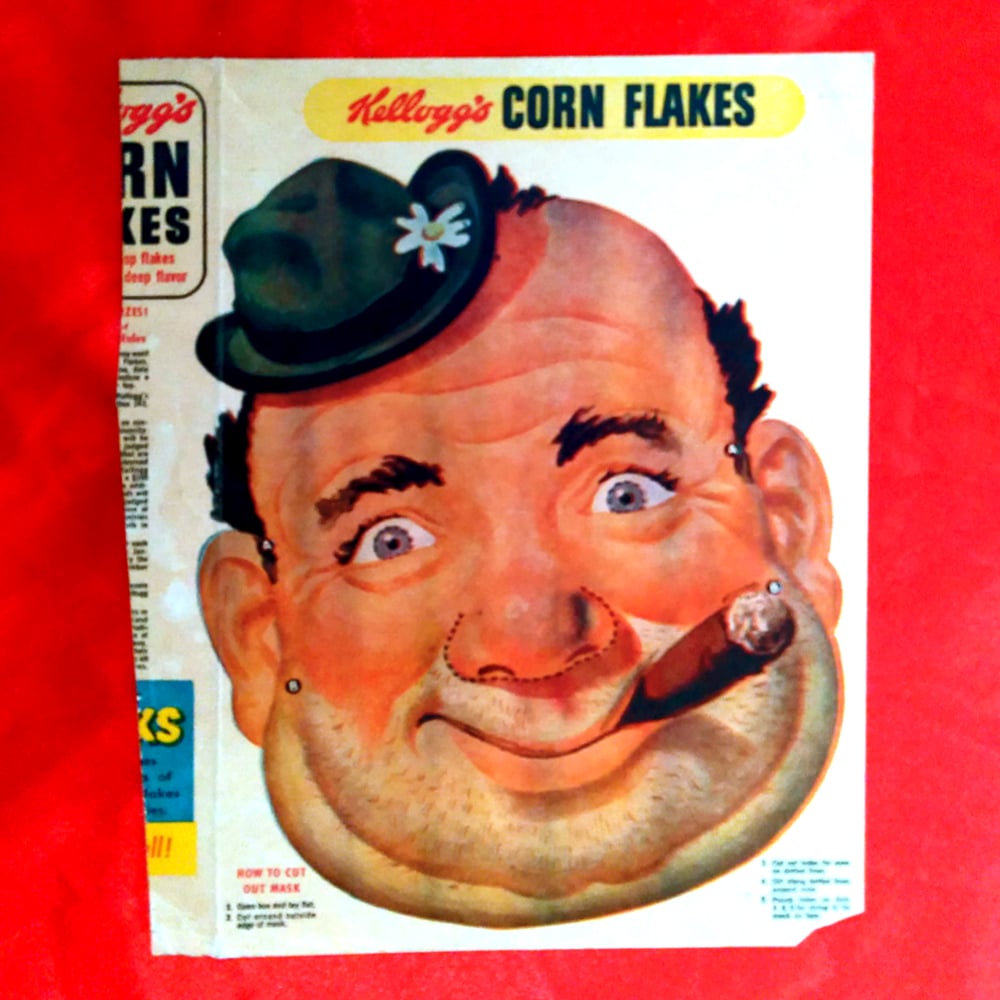 Jolly Jim (The Hobo) - Kelloggs Corn Flakes mask (1953) - backside ...