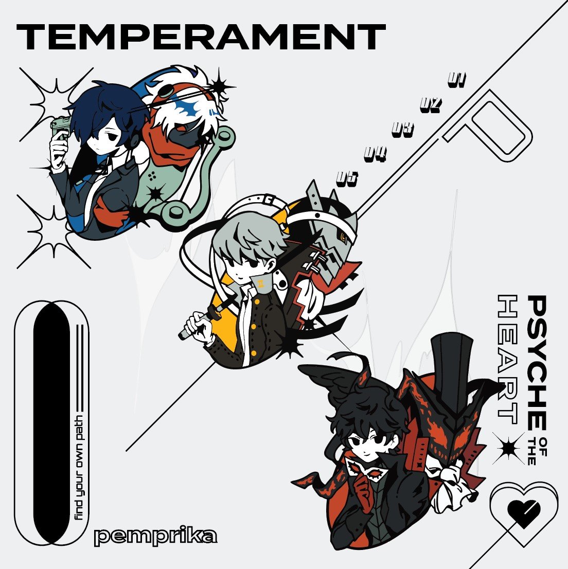 Persona Enamel Pins | pemprika
