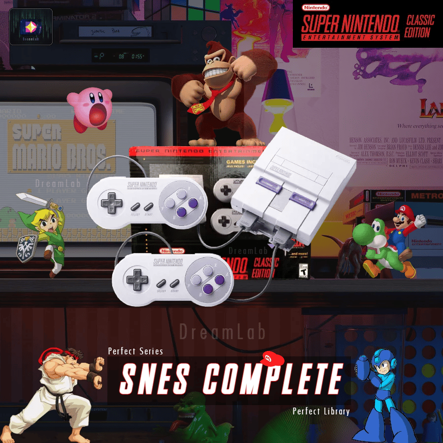 Super Nintendo Classic Edition "Perfect Series" Retrogaming Mini ...