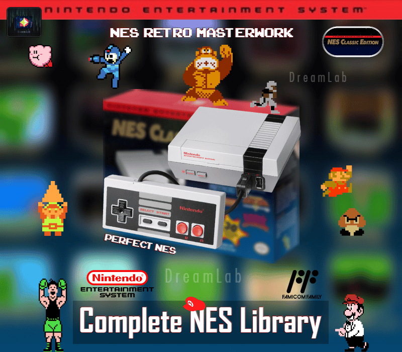 NES Classic Edition "Perfect Series" Retrogaming Mini Console | DreamLab