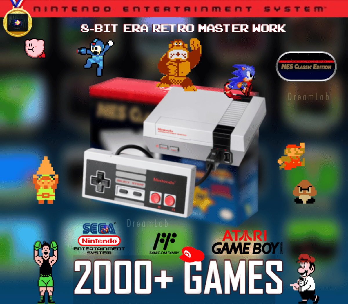 NES Classic Edition Retrogaming Mini Console | DreamLab