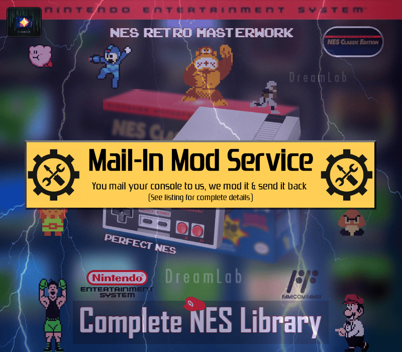 NES Classic Edition "Perfect Series" Mail-In Mod Service | DreamLab