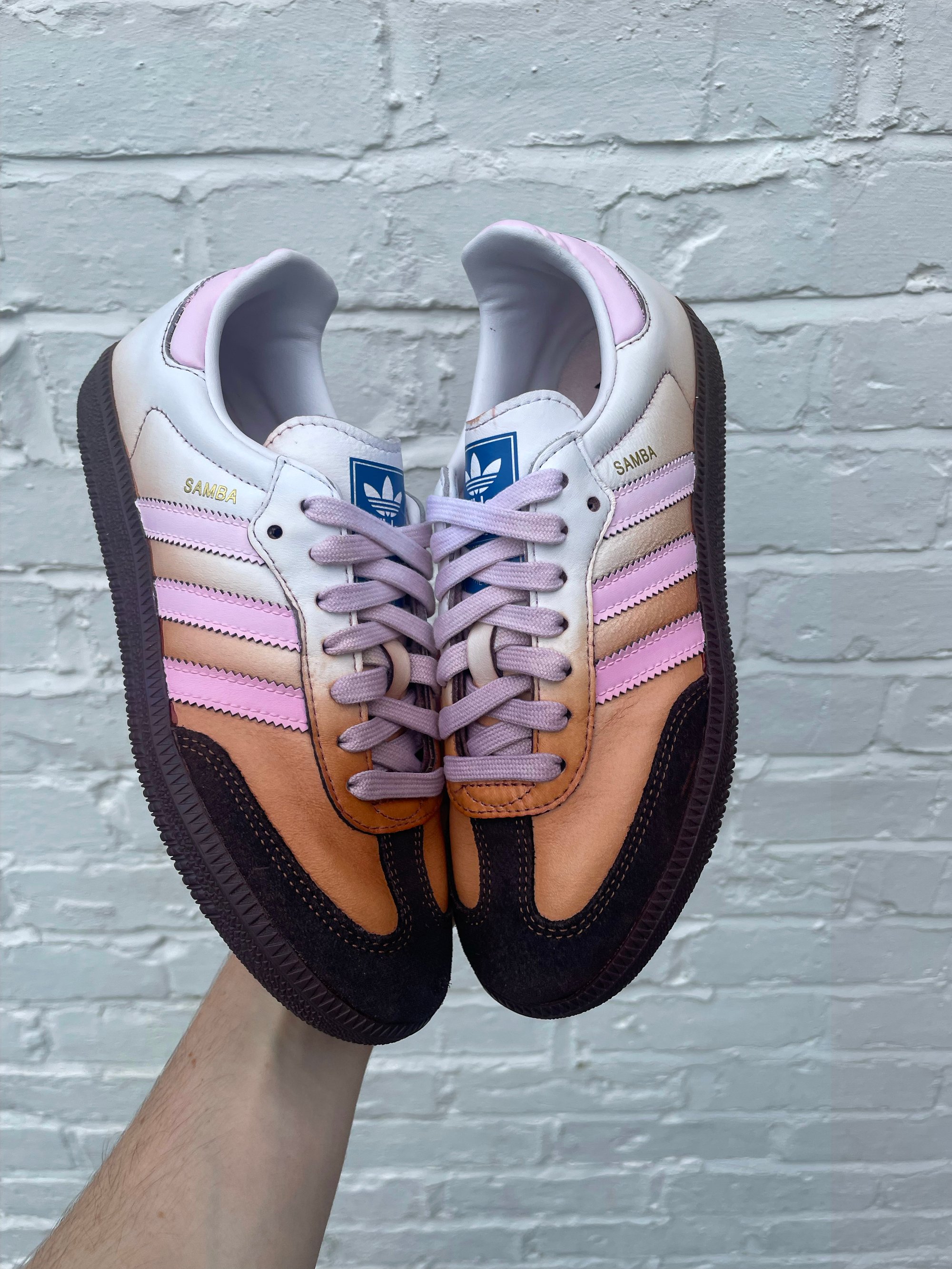 Pink Hazelnut Adidas Samba | E1_Artist