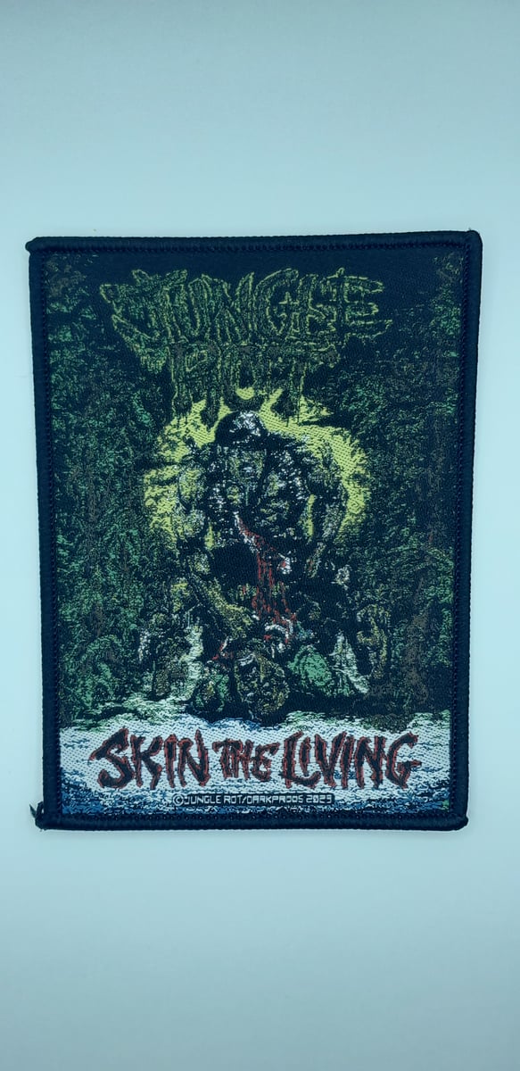 Official Jungle Rot - Skin The Living Black Border Patch | RT Patches