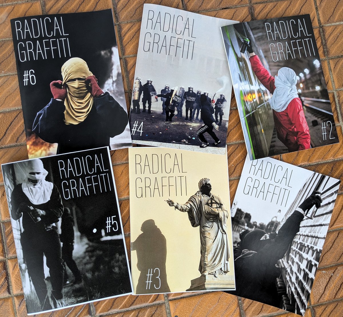 6 Issues of the Radical Graffiti zine | Radical Stickers