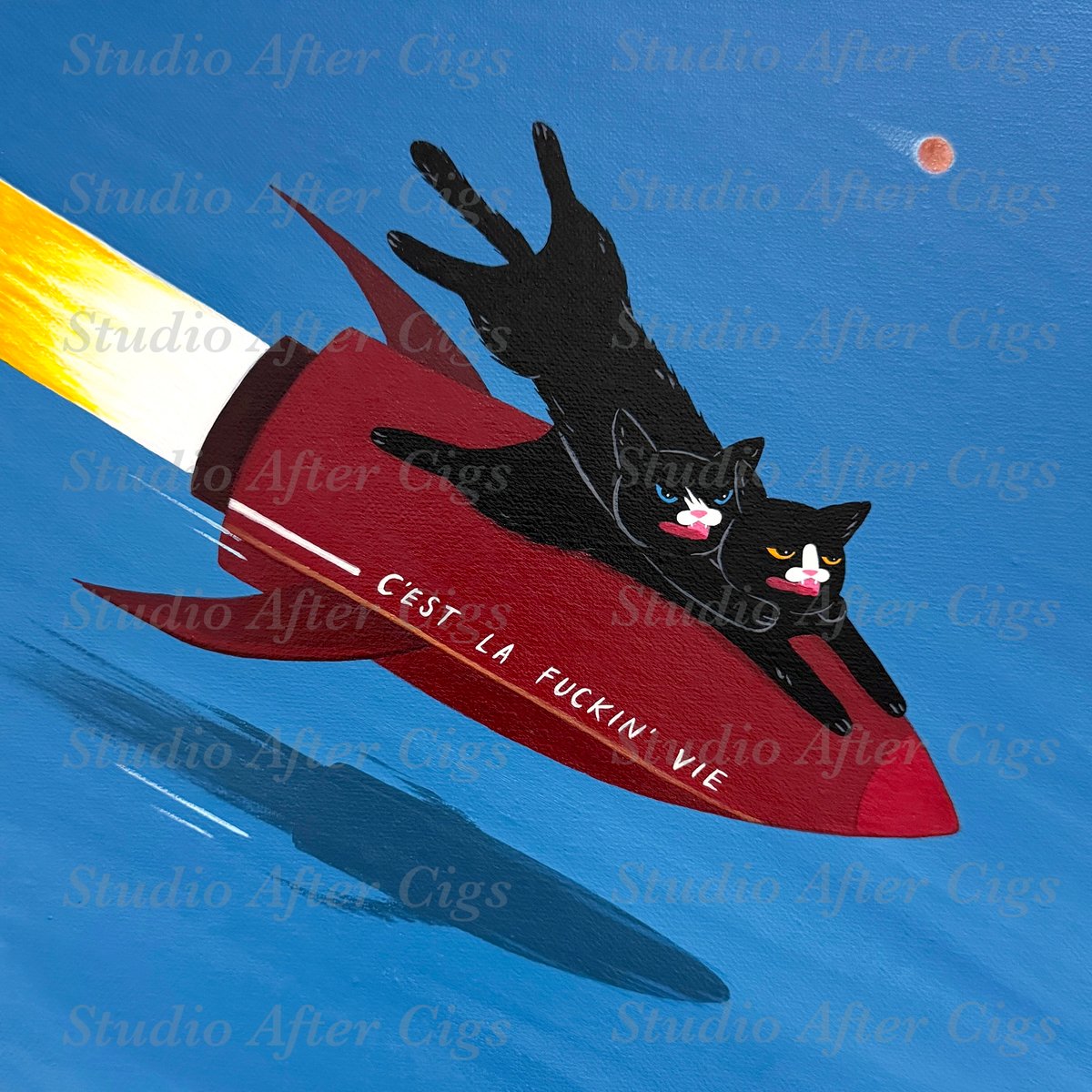 Original Painting On Canvas | Studio After Cigs