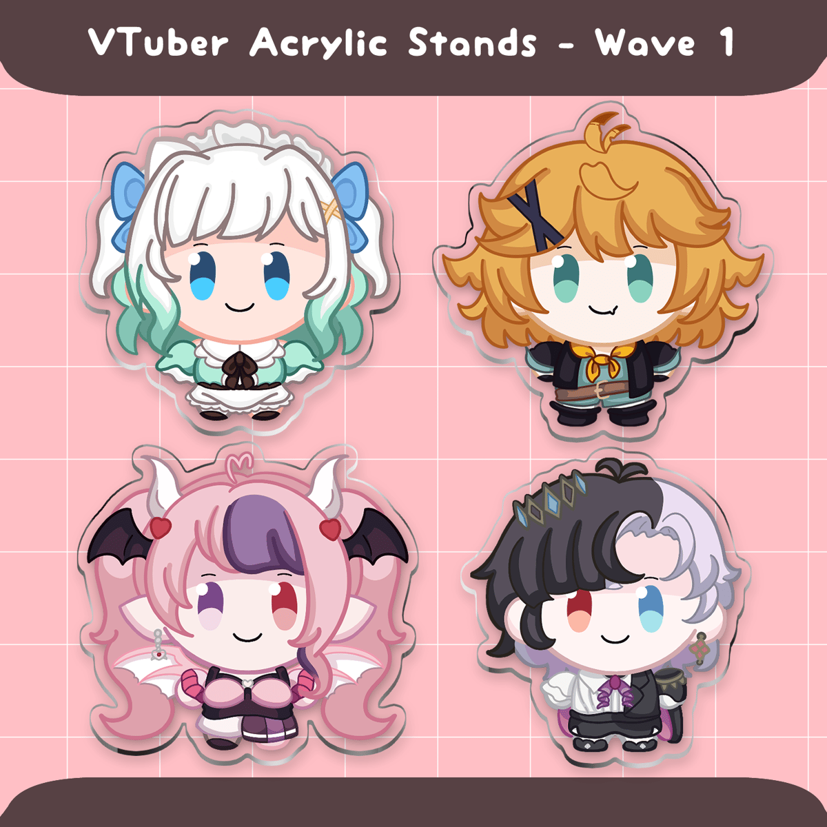 VTuber Acrylic Stands - Wave 1 | moogdraws