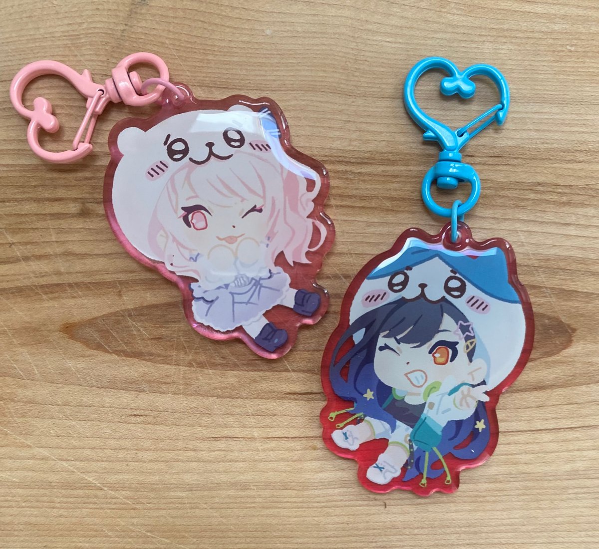 MizuAn Chiikawa + Hachiware Acrylic Keychains | flapjastic's online store