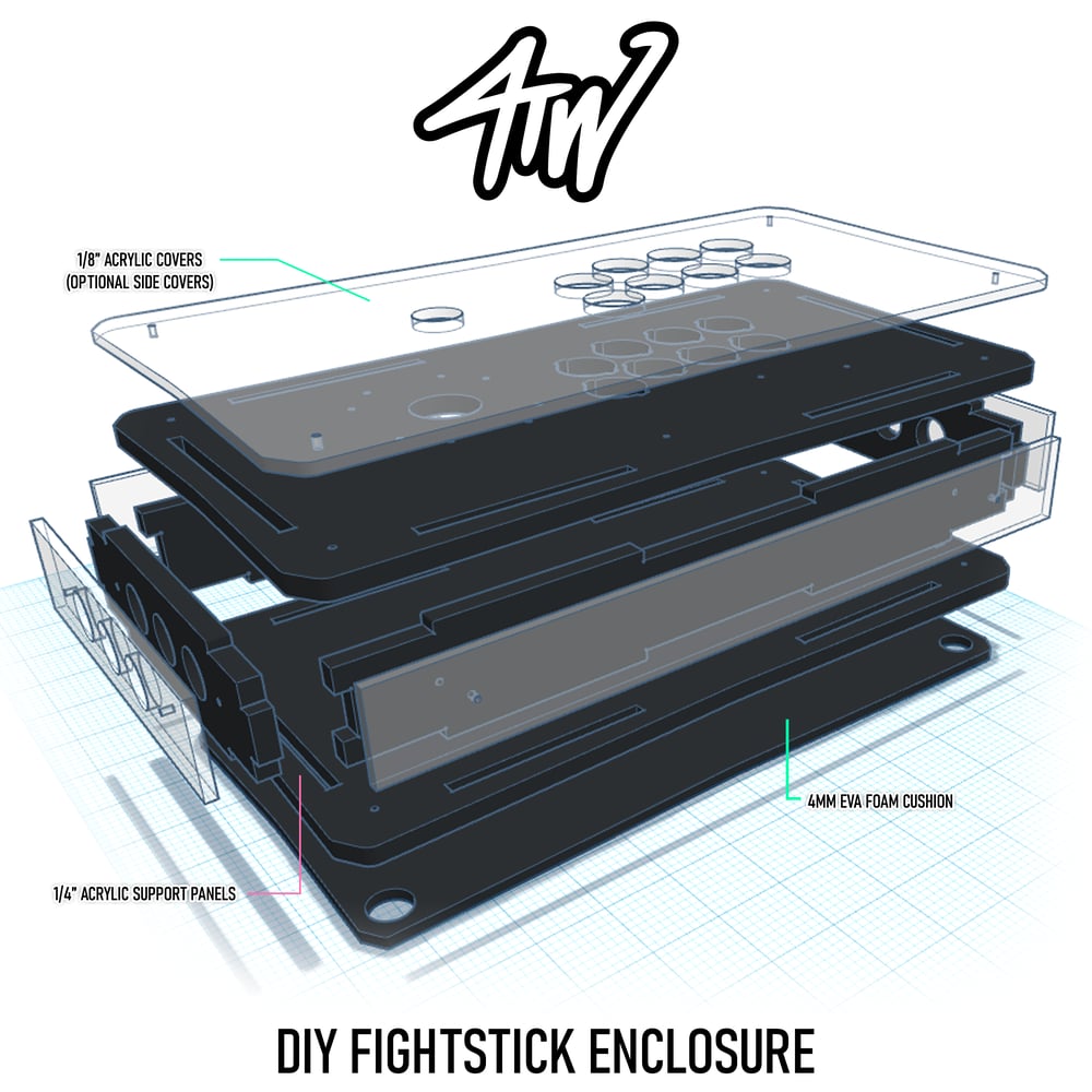 4TW DIY Fightstick Enclosure | jonyfraze