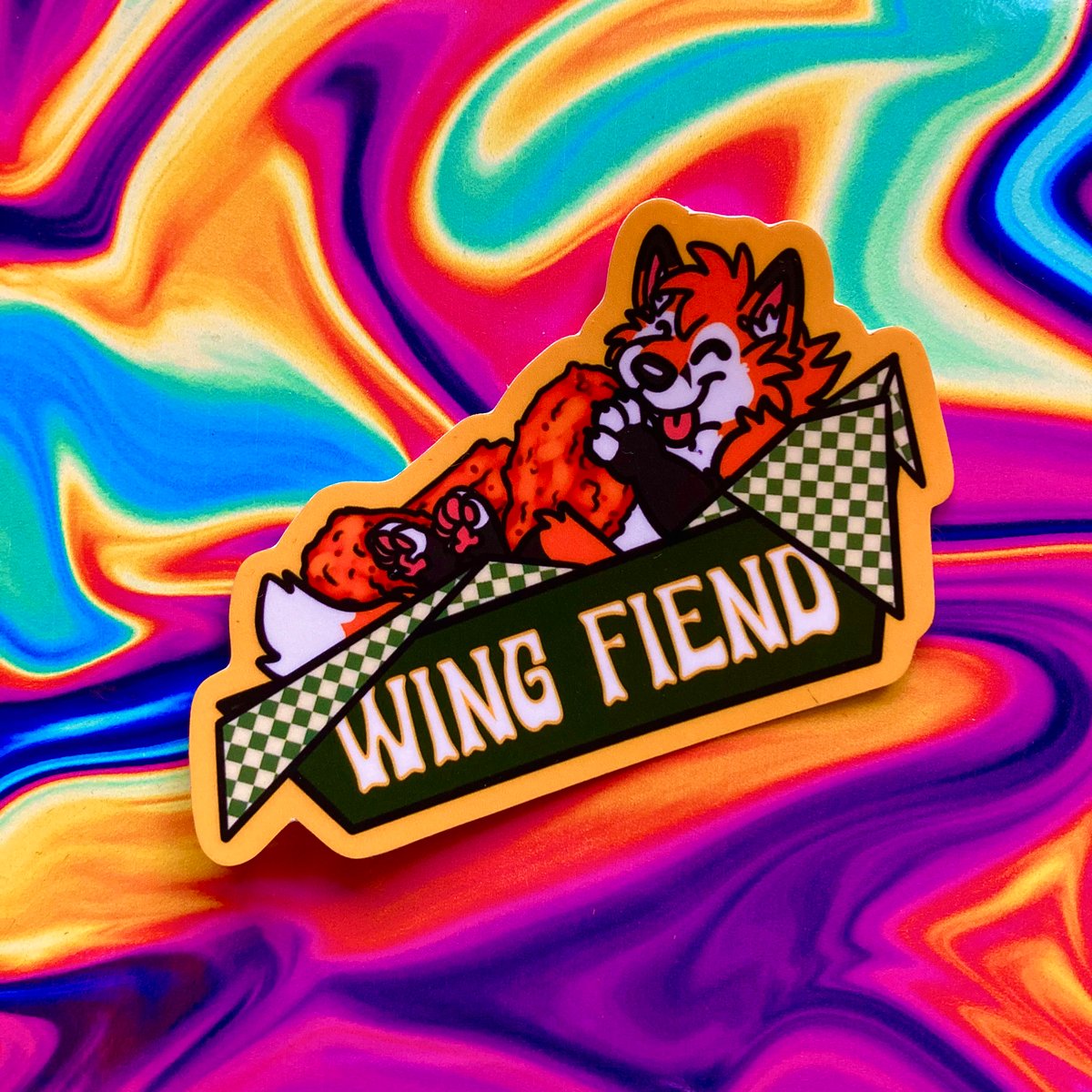 Wing fiend sticker | Ren Stone Studios