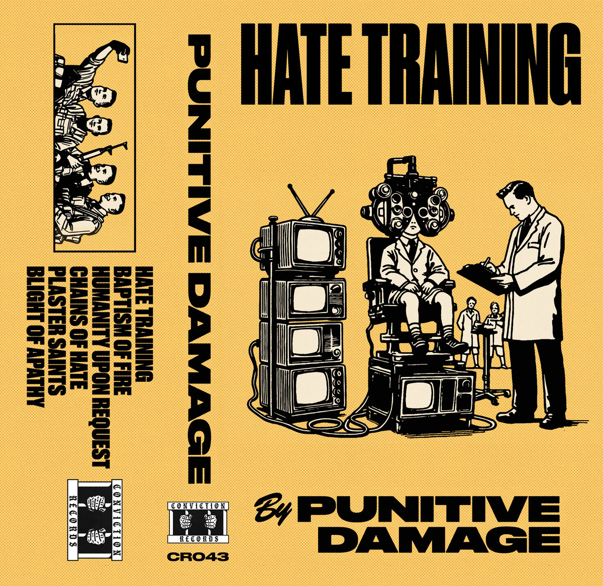 CR043: Punitive Damage 'Hate Training' Cassette | Conviction Records