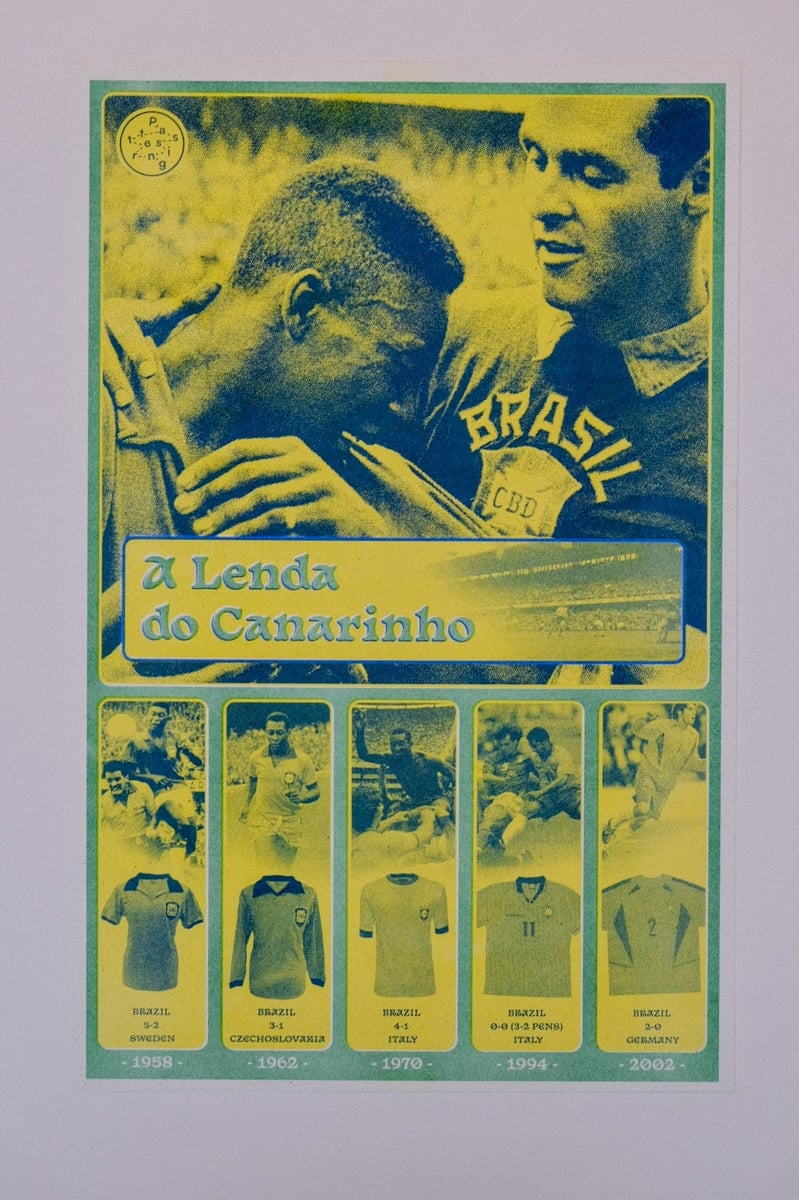 A Lenda do Canarinho Riso Print | Passing Pattern