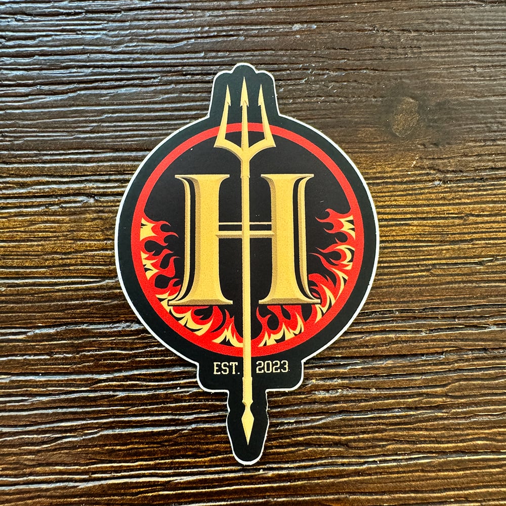 House Hellfire Sticker | The Uncanny Experience