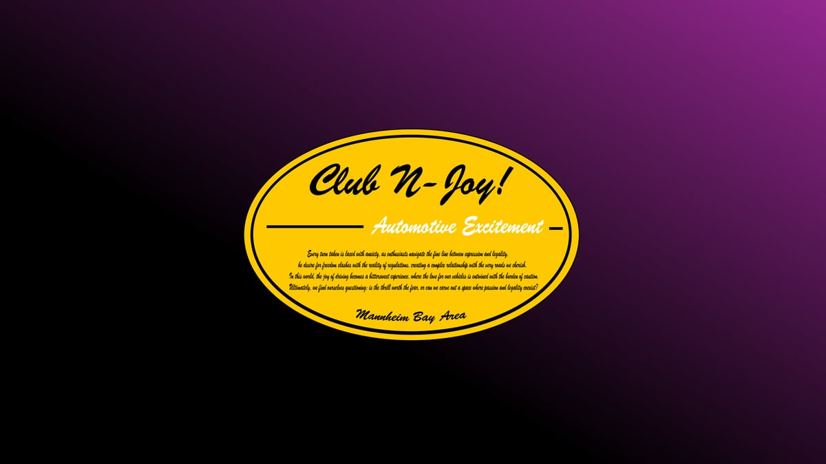 N-JOY! Constant State Of Fear! Slap Sticker | Club N-Joy!