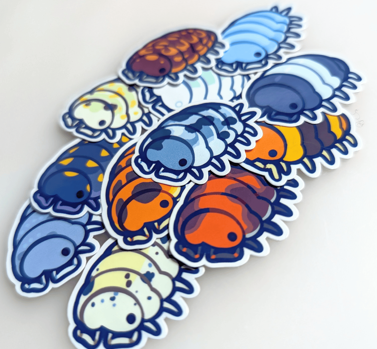 Isopod Collection Stickers | Meatspice