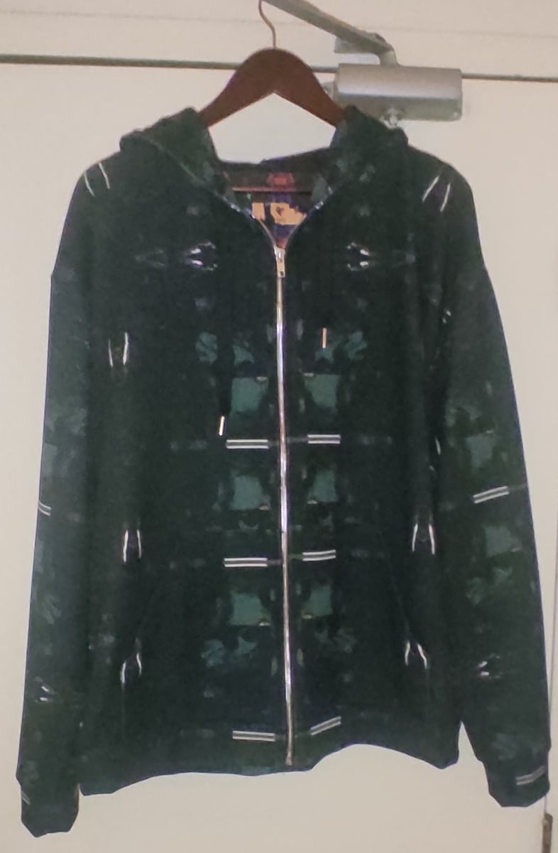 reloaded redosing all over zip hoodie (made with recycled materials ...