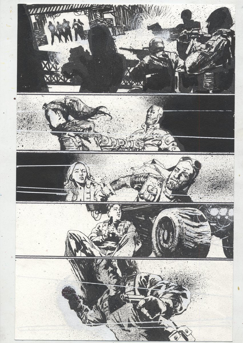 Frostbite original art issue 1 page 18 | StudioJSA