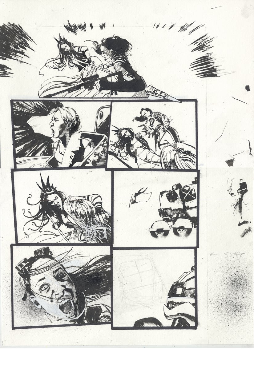 Frostbite original art issue 3 page 15 | StudioJSA