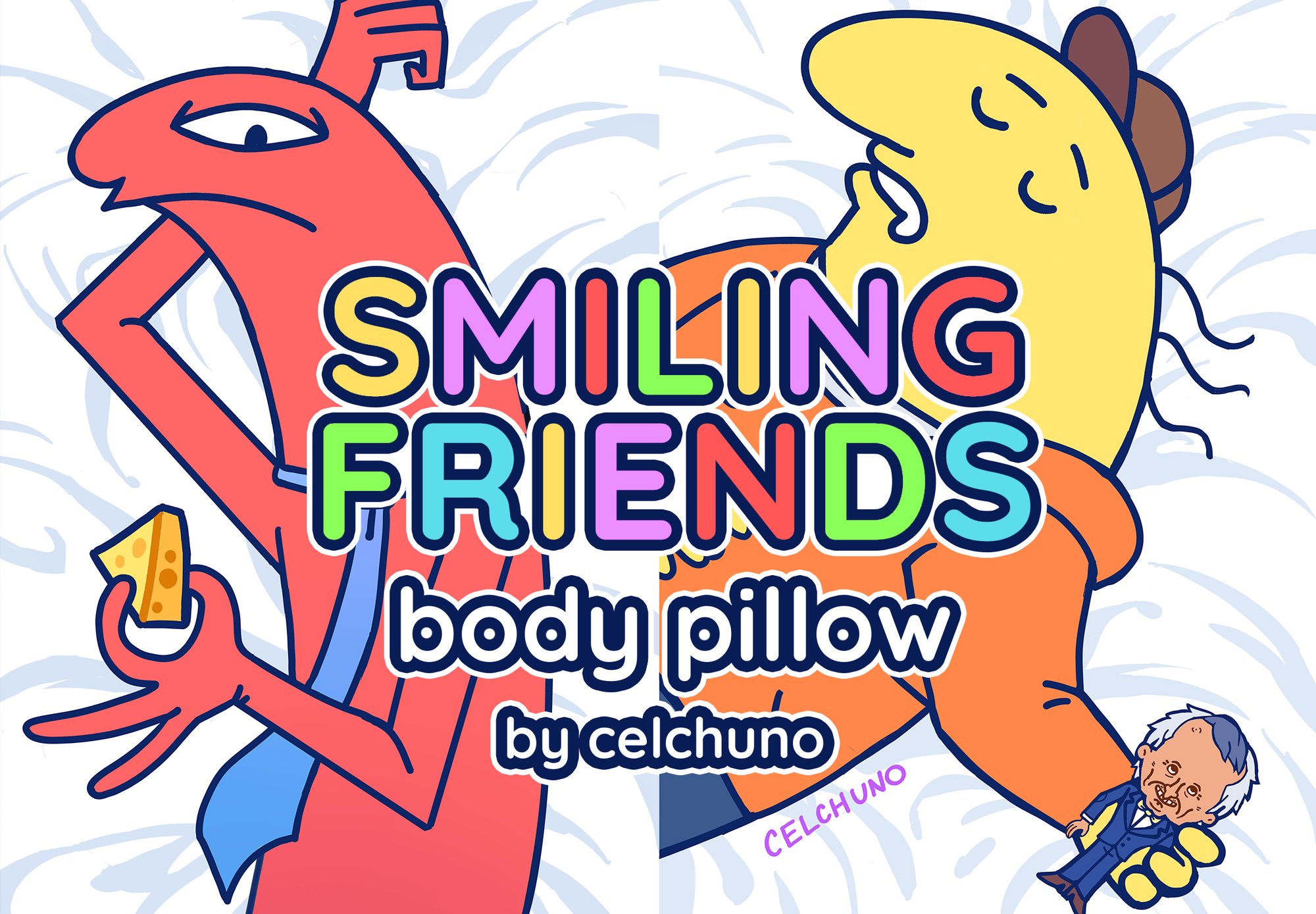 [SMILING FRIENDS] Alan Body Pillow | celchuno