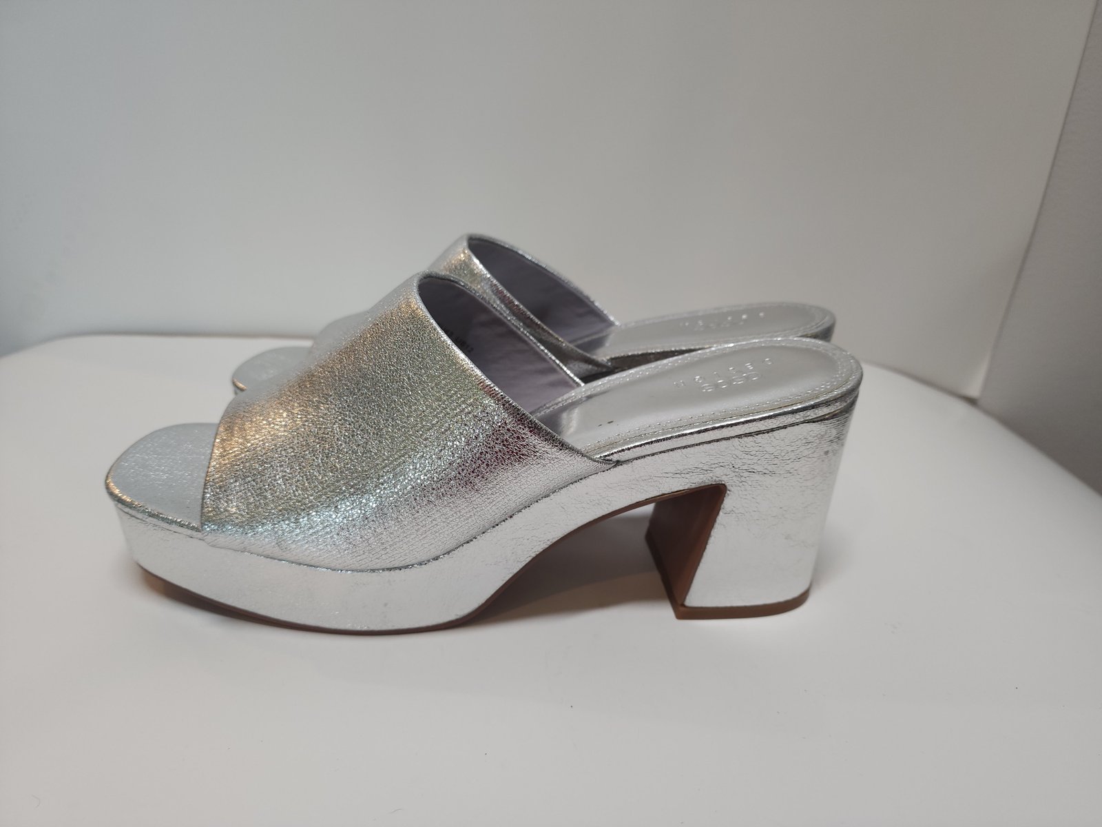 ASOS Silver Platform Sandals / Women's Size 12 | DreamLand Curves
