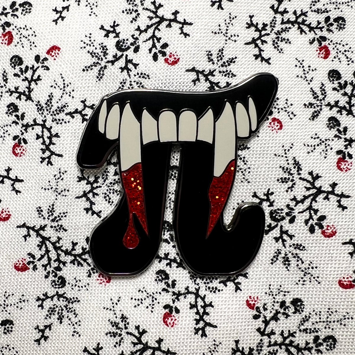 Vam-Pi-re Hard Enamel Pin | Vampire Math Pun | Simpson_Math