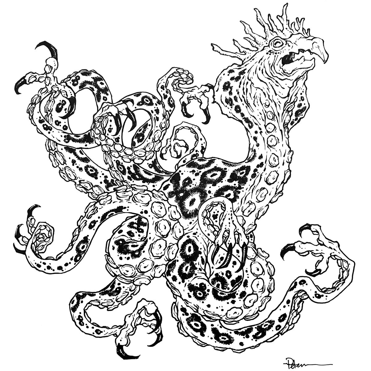 Royal Taloned Octopus Dragon | Mouse Guard