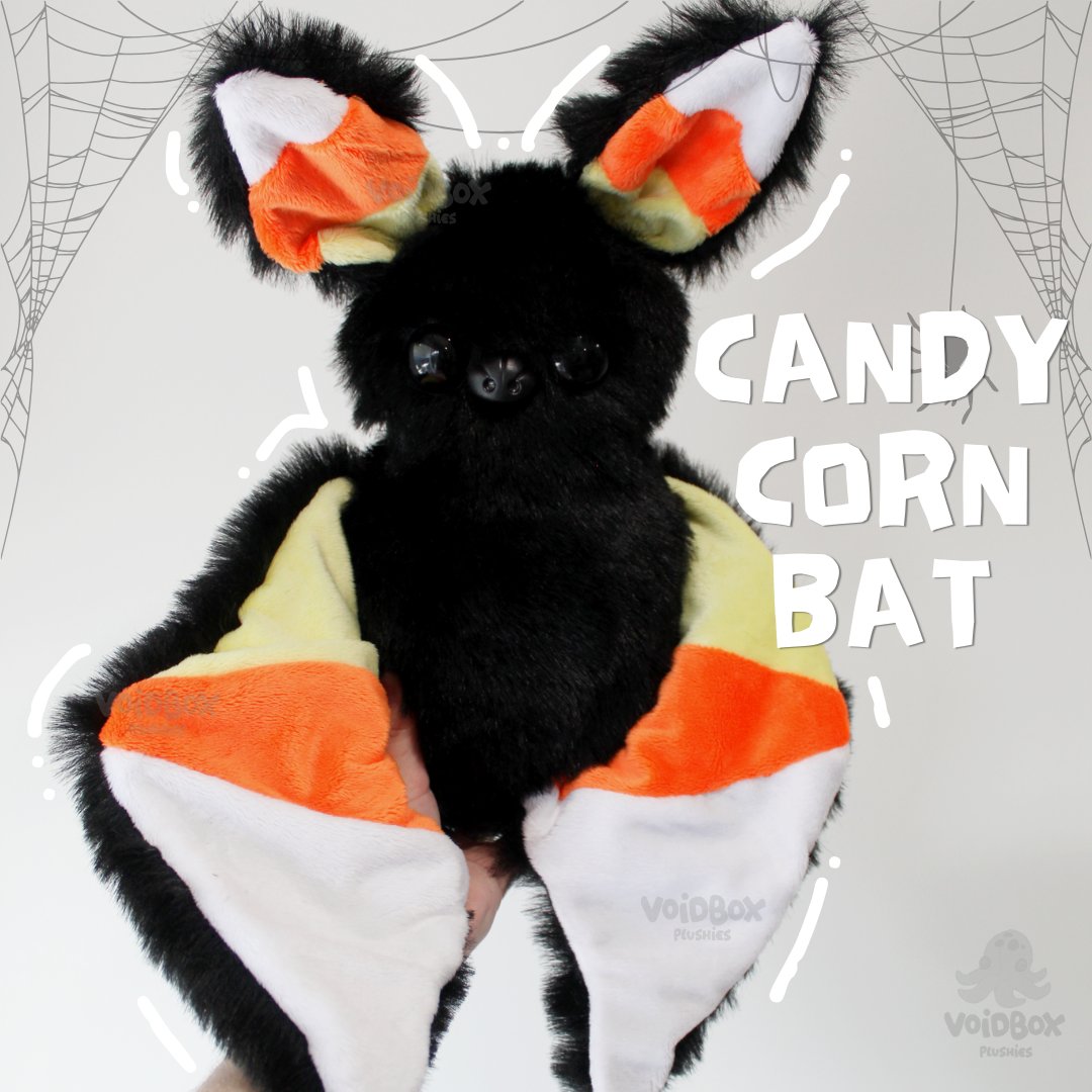 Jumbo Candy Corn Bat Plush! - Halloween Drop 2024 | VoidBox