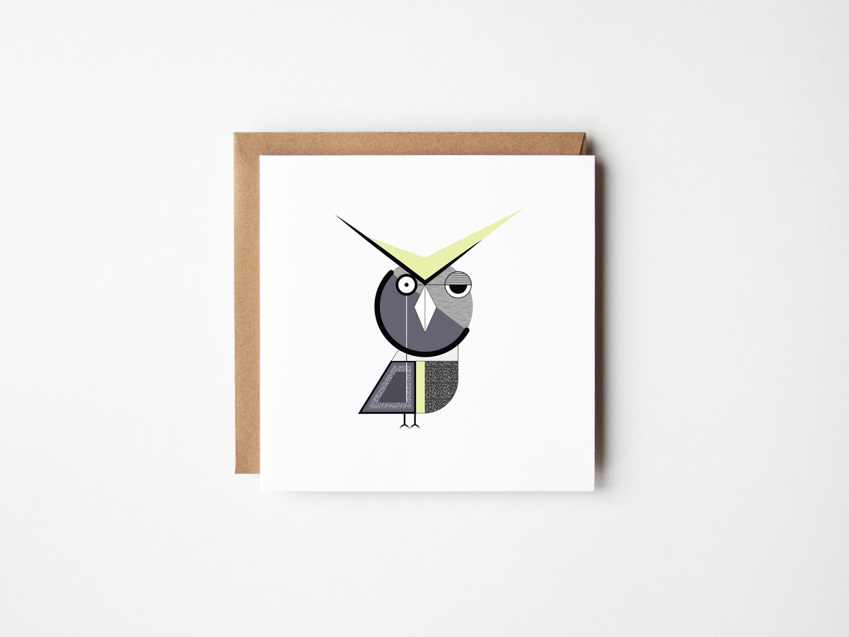Owl Greeting Card | PAPERDUCK