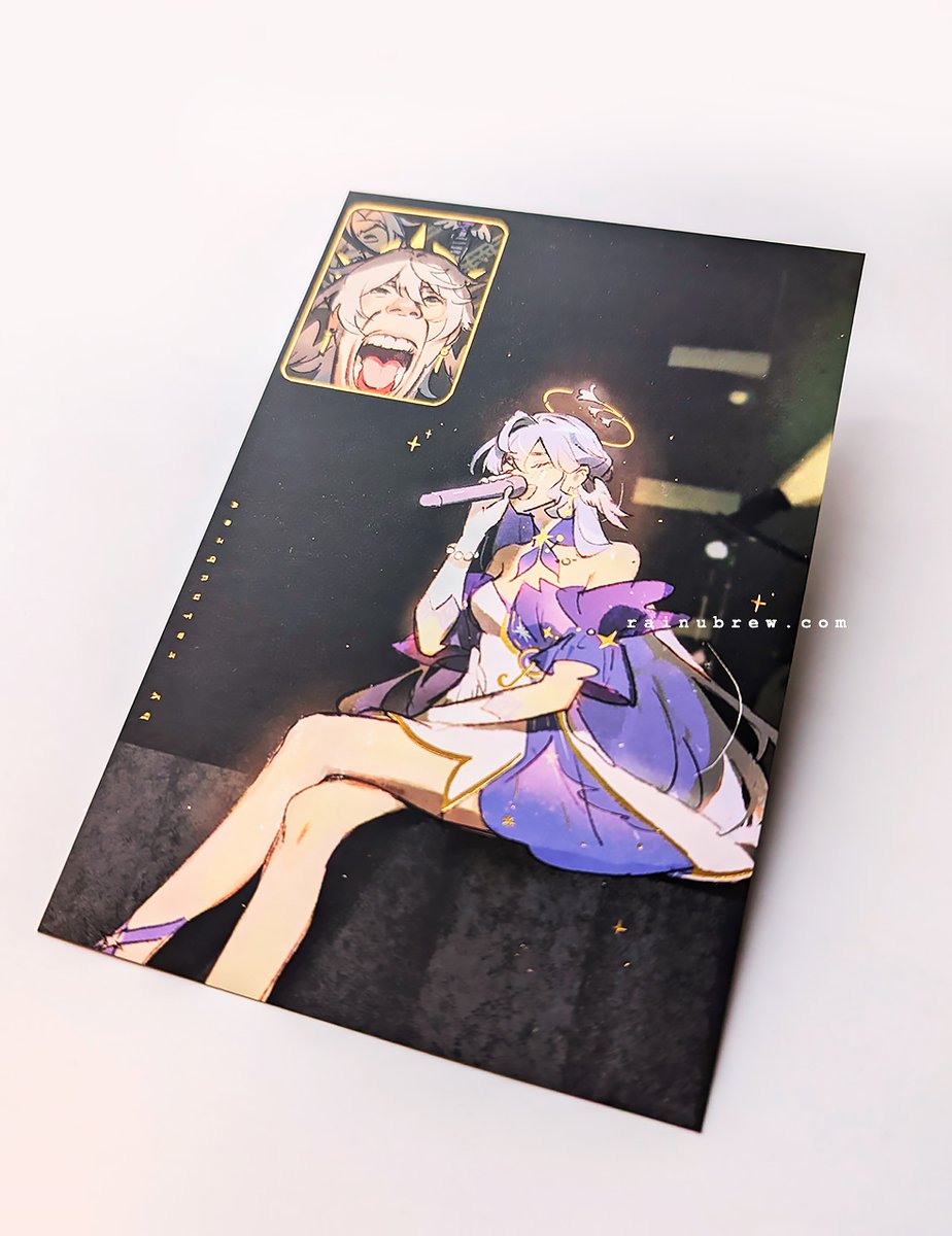 Robin Singing Meme [HSR] | 4x6 Foil Print | rainubrew