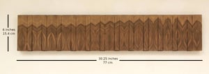 Wood end grain coat rack, 12 hooks | hecho en casa taller