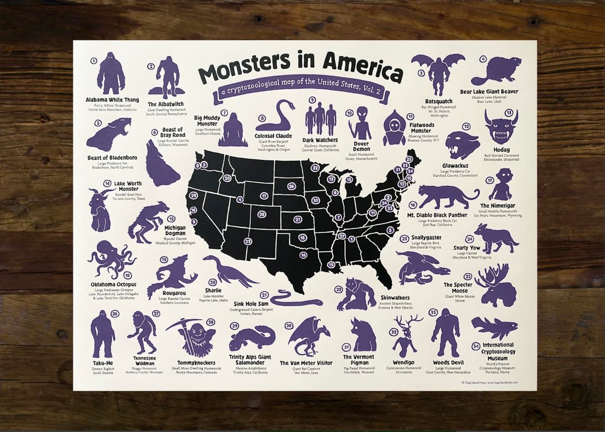 The Monster Map, Vol. 2 | Hog Island Press