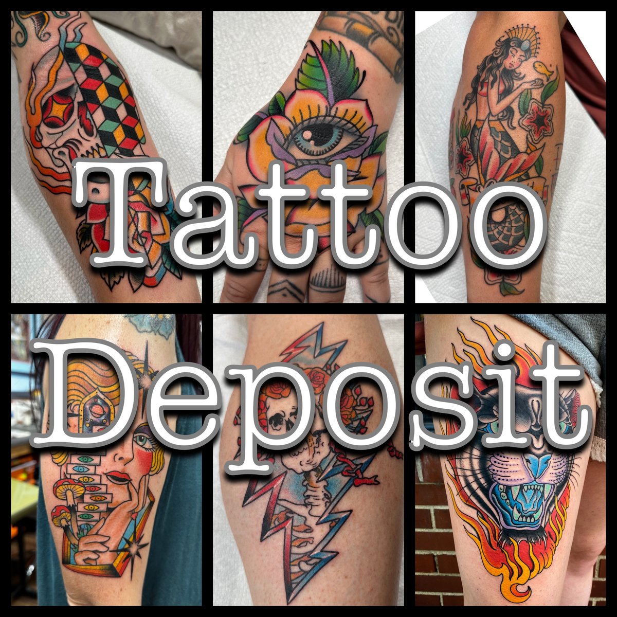 Tattoo deposit | Dustin Leach Tattoos