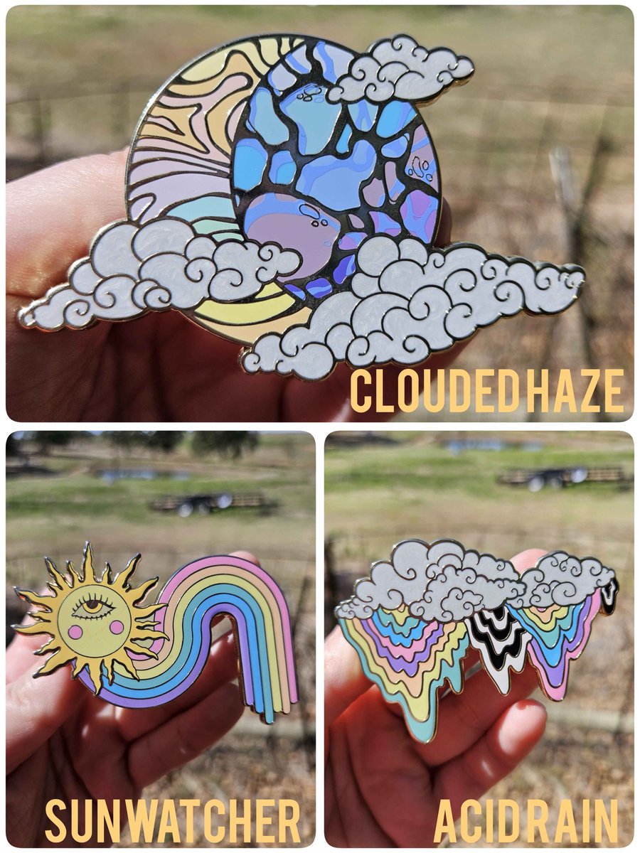 Stranger Weather Enamel Pins | FreshHellStudio