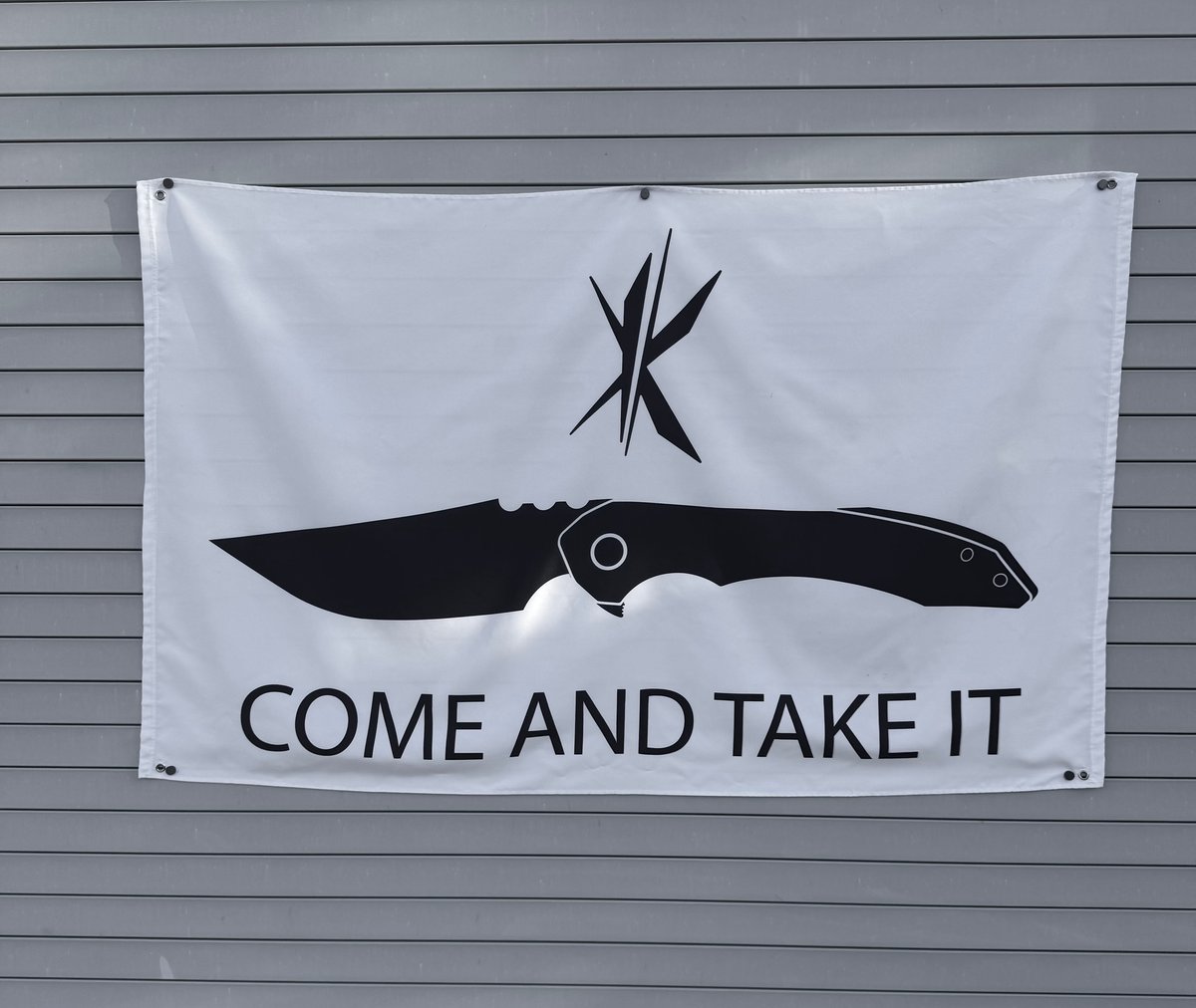 Bluetick "COME AND TAKE IT" Flag | Keanison Knives
