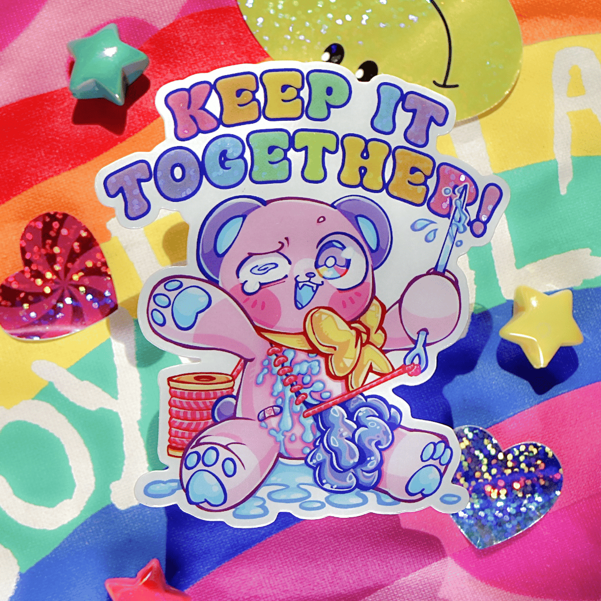 Keep It Together! Sticker | MITTENMEAT
