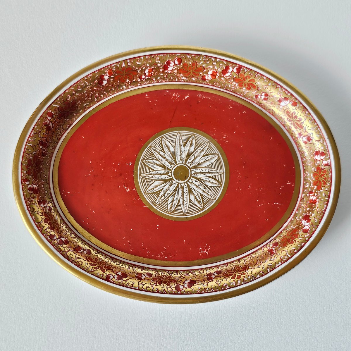 Antique Georgian Spode Tea Pot Stand c.1810 | The Ink Jar