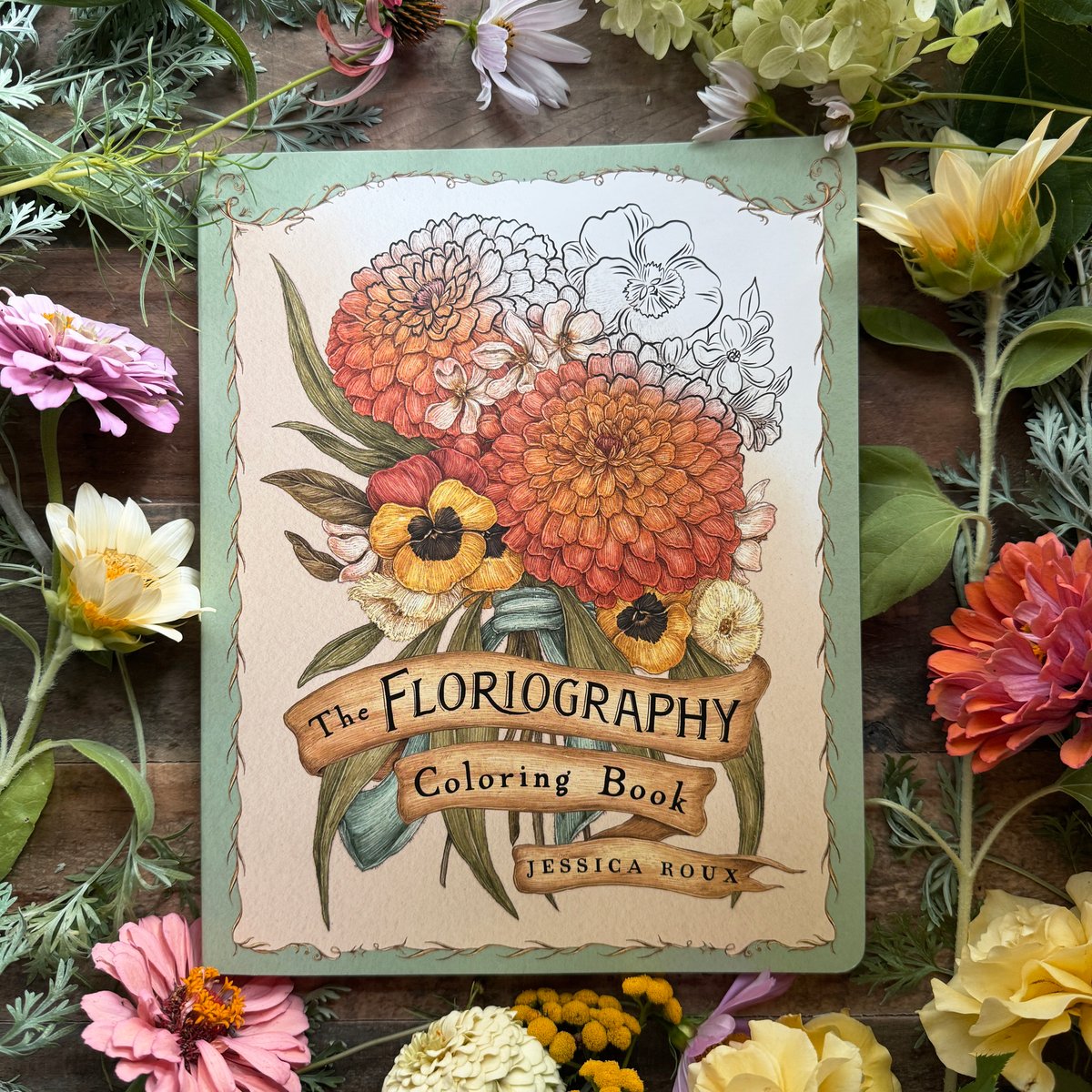 The Floriography Coloring Book (Signed Copy) | Jessica Roux