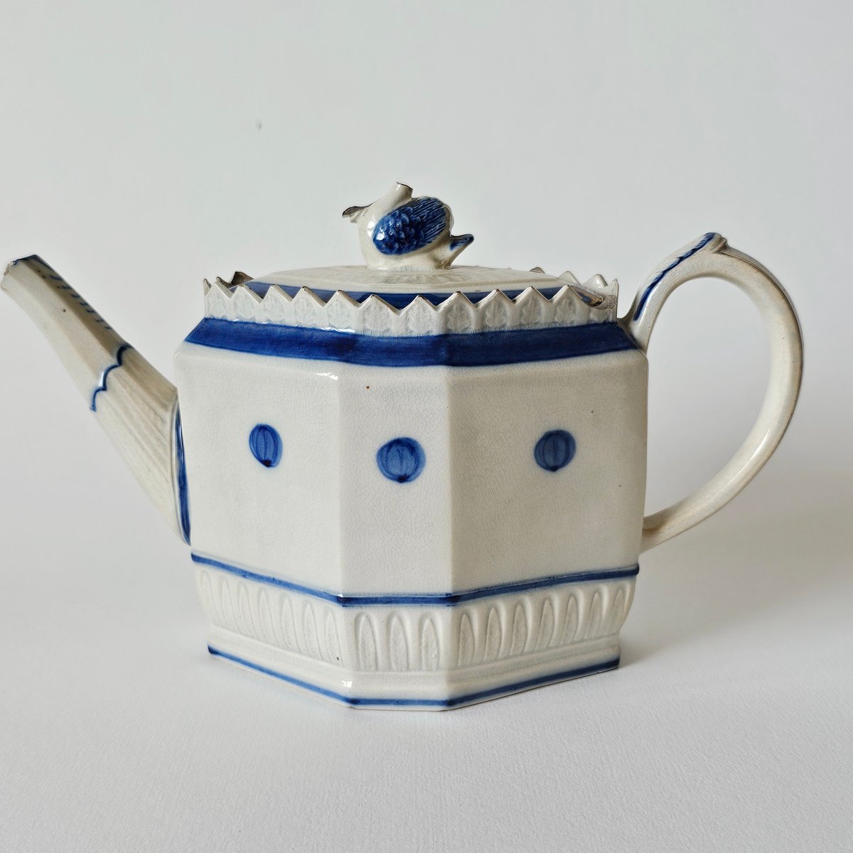 Antique Georgian Thomas Harley Staffordshire Teapot c.1805 | The Ink Jar