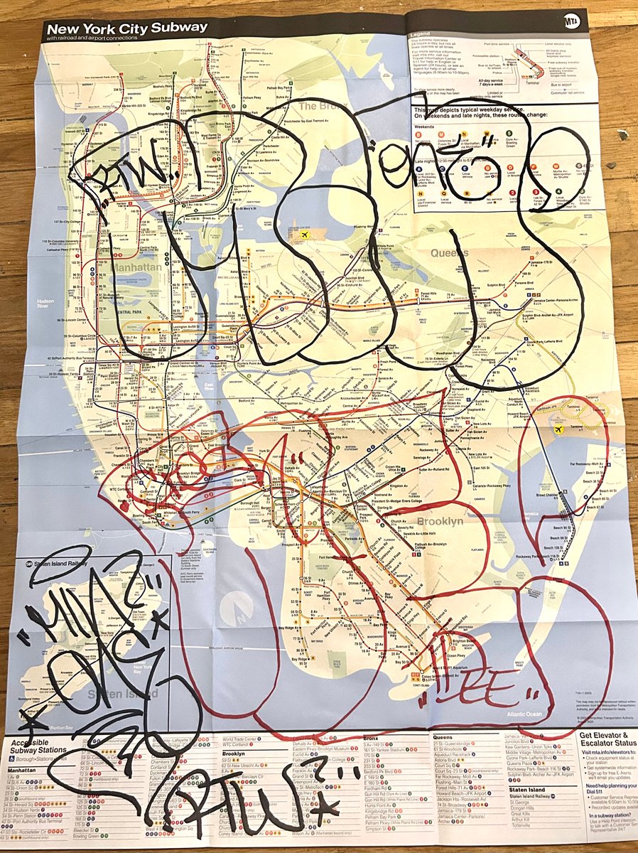 MIN x NE NYC Subway Map | MinOne RTW