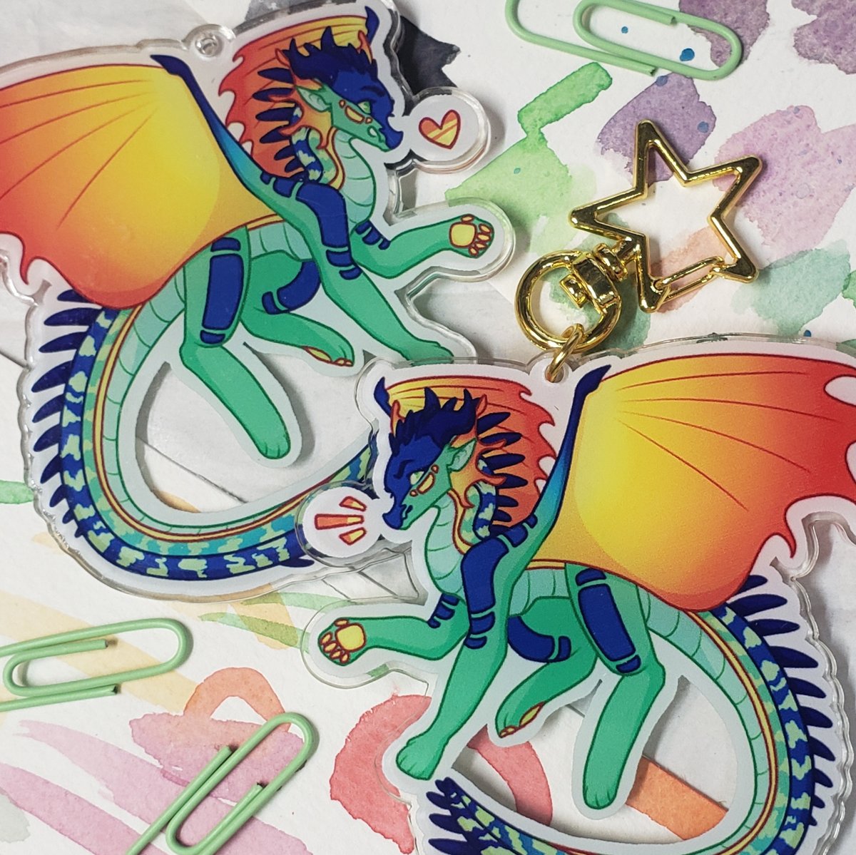 Glory Acrylic Keychain | Cyprus