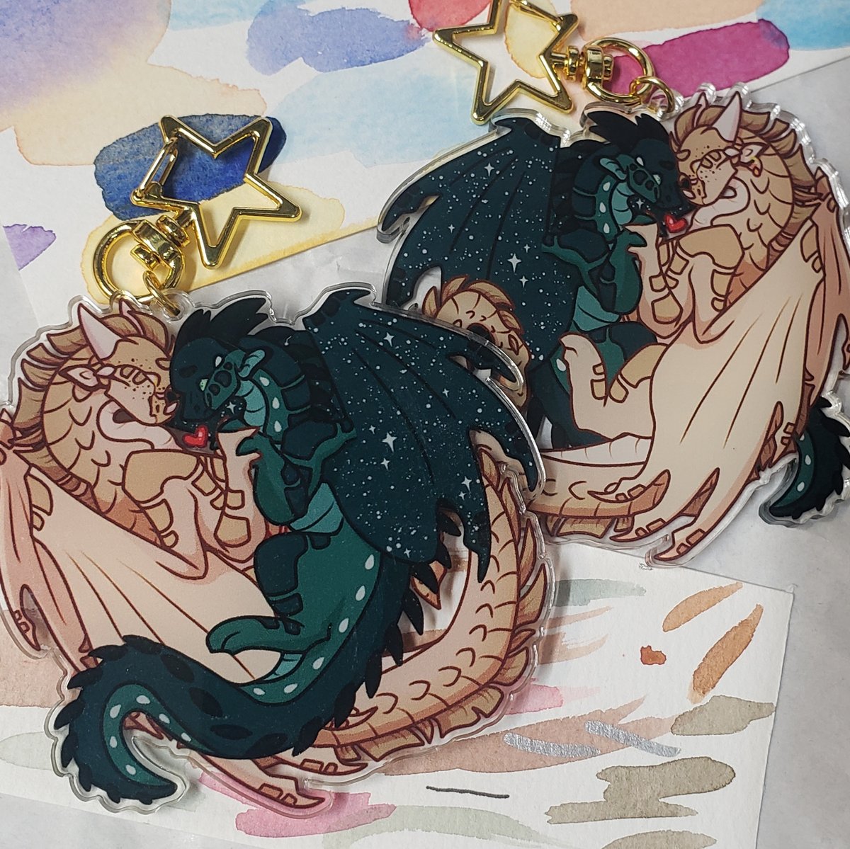 Moonbli Double Sided Acrylic Charm | Cyprus