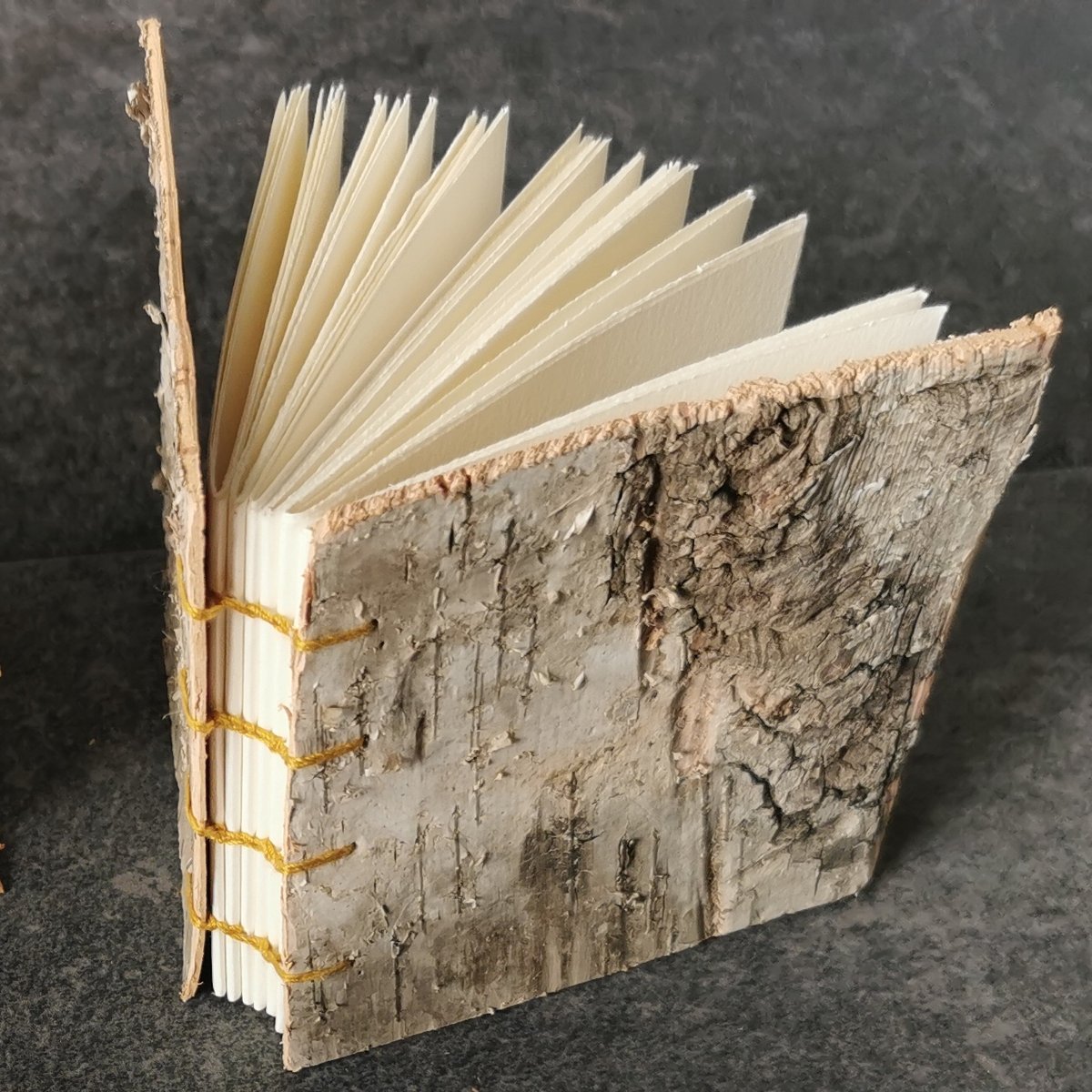 Hand-Bound Mini Bark Sketchbook | Amongst the Gorse